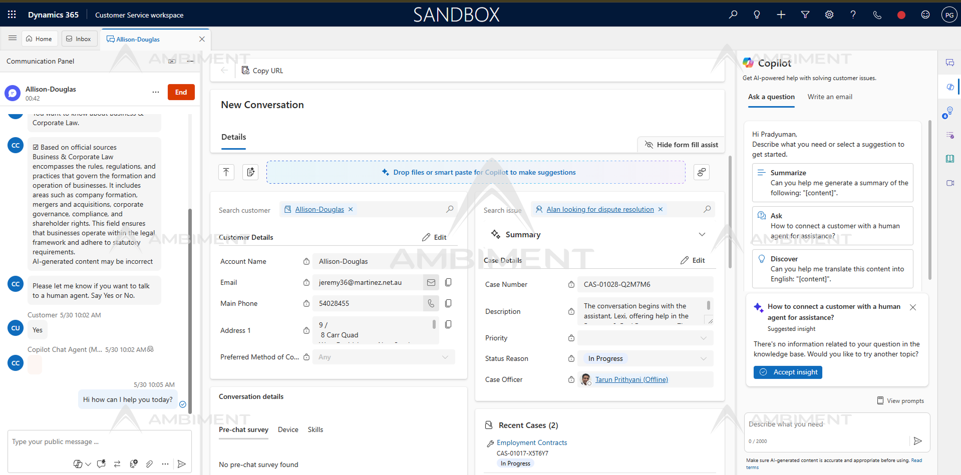 D365 Contact Centre - ambimentmarketplace