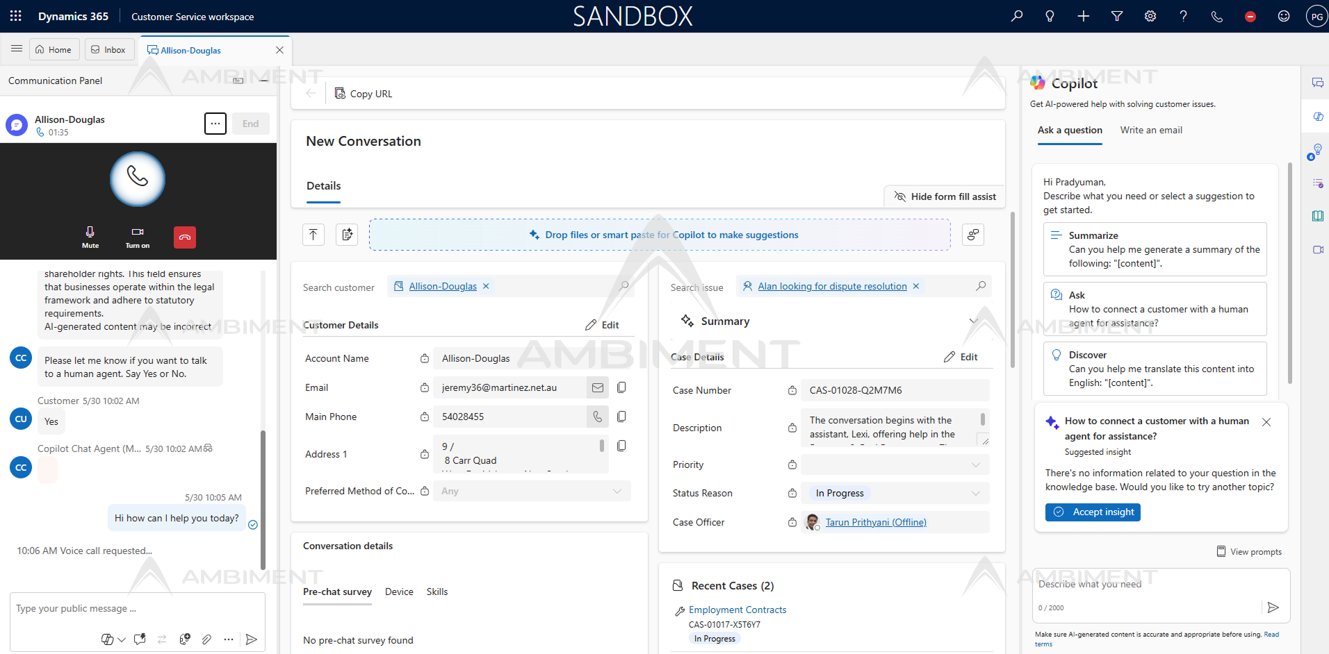 D365 Contact Centre - ambimentmarketplace